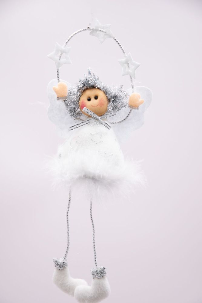 Engel Elfe Fee Kantenhocker Stern Weihnachtsschmuck | H6373A