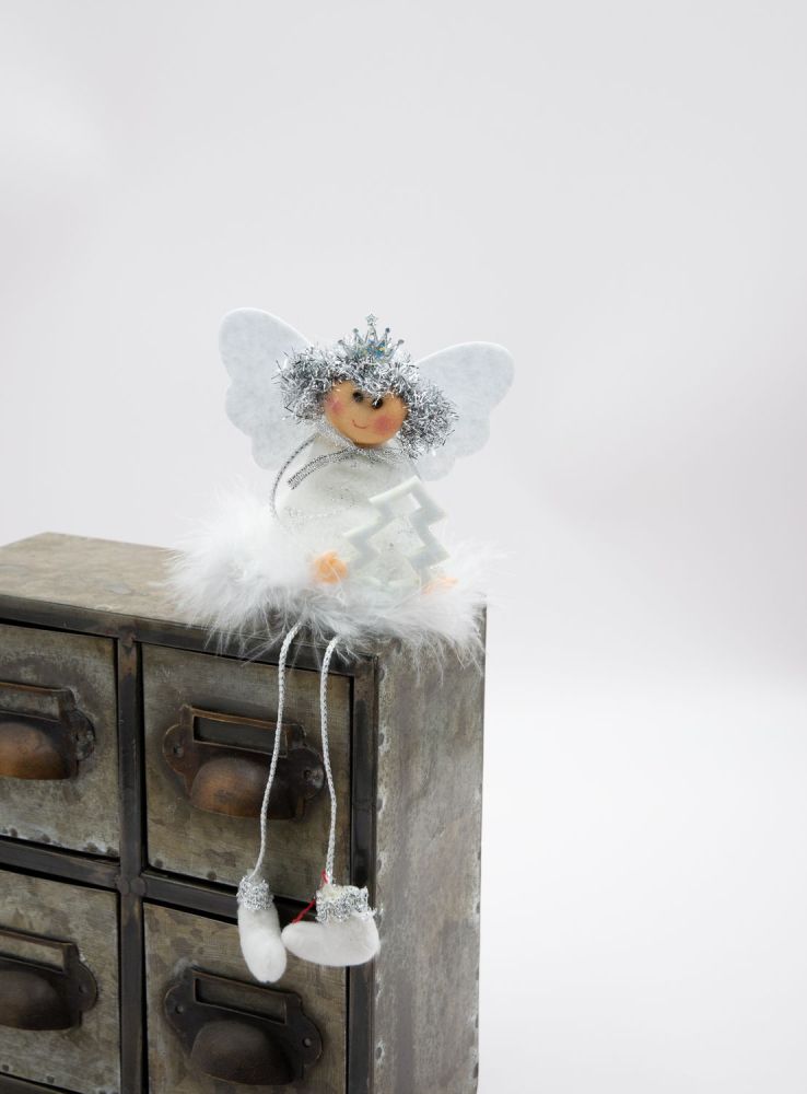Engel Elfe Fee Kantenhocker Baum Weihnachtsschmuck | H6373B