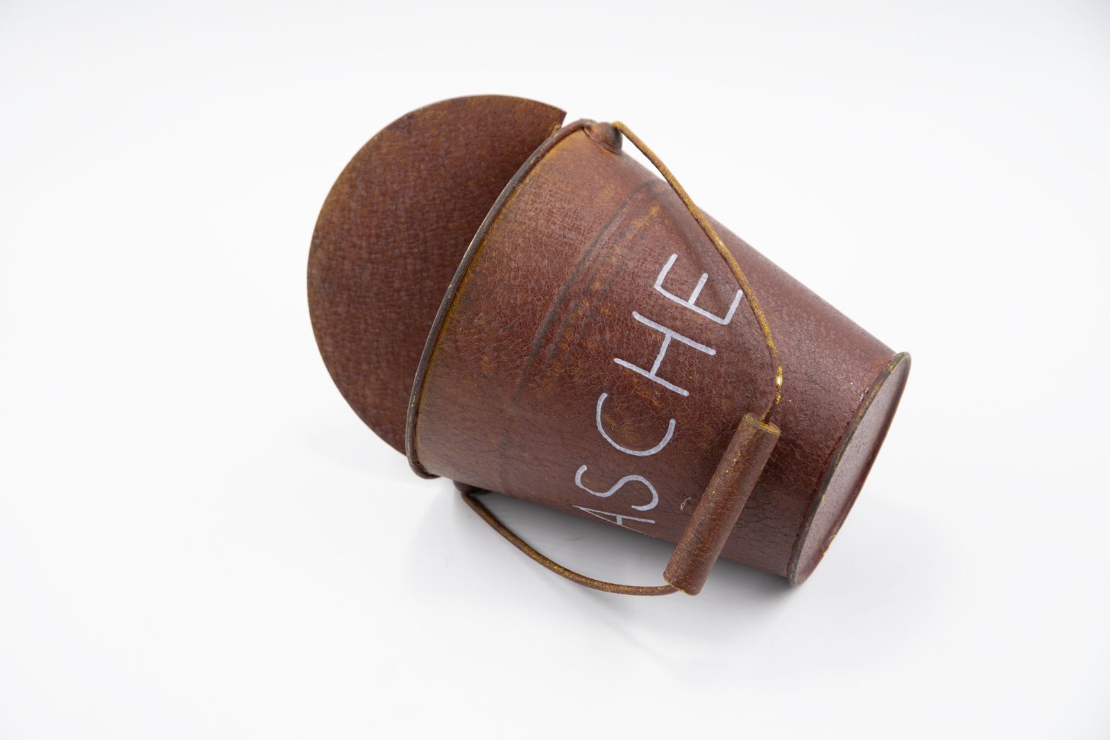 Aschenbecher Sturmaschenbecher Ascher Eimer rost Metall Landhausstil ...