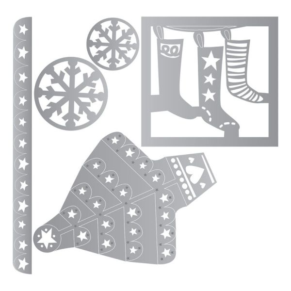Sizzix Stanze Thinlits Christmas Trims | Sizzix-659912