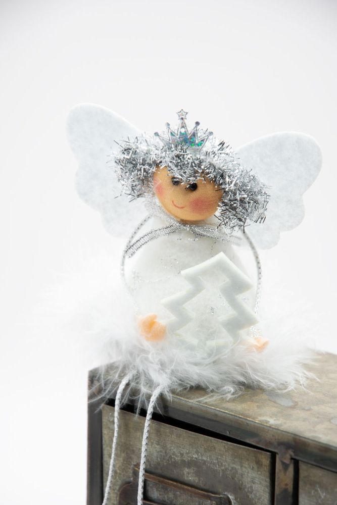 Engel Elfe Fee Kantenhocker Baum Weihnachtsschmuck | H6373B